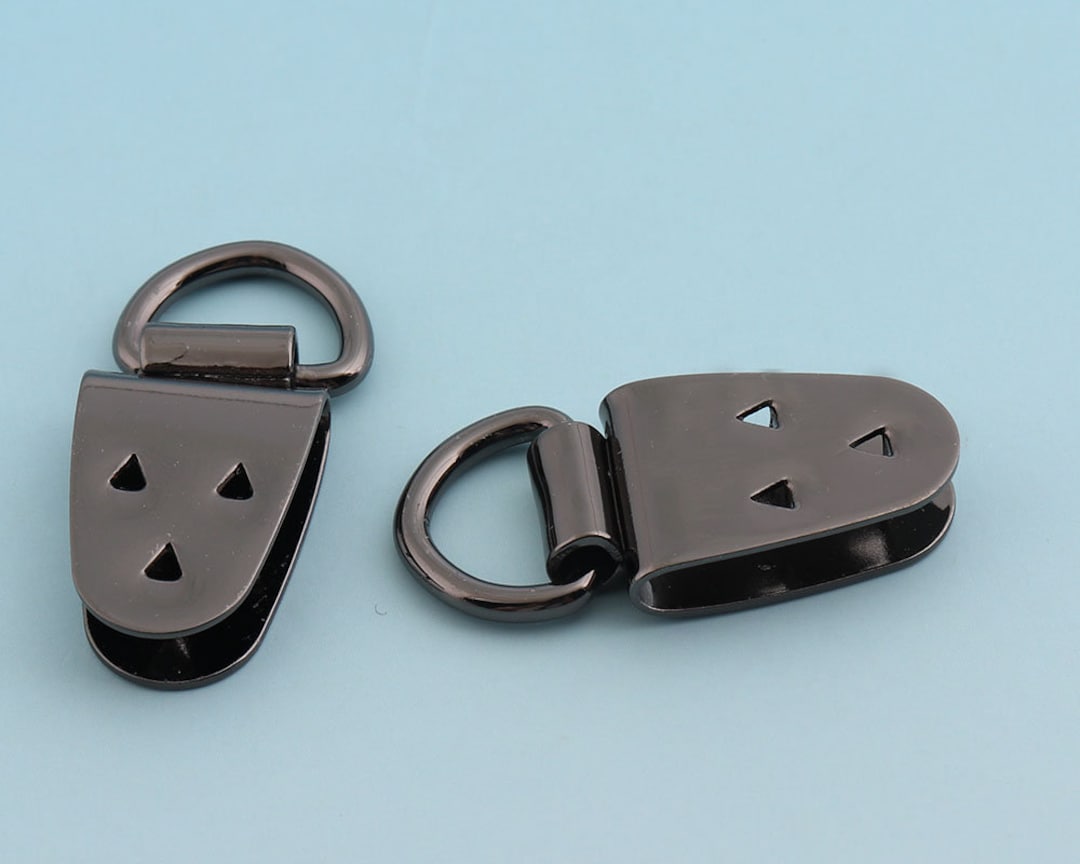 Gunmetal Zipper Puller or Pendant 35mm Leather Zip Puller Metal Zipper ...