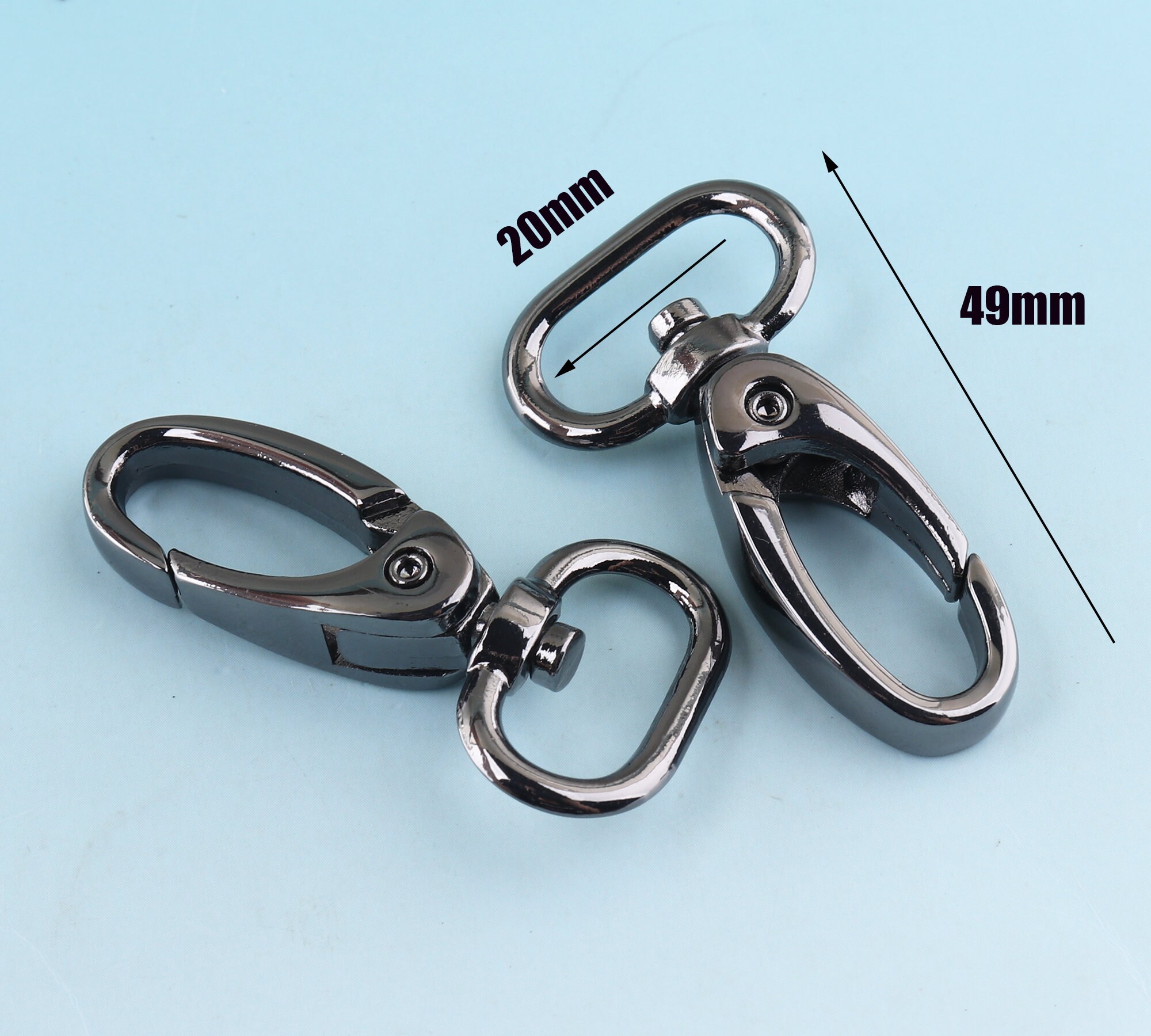 Gunmetal Swivel Clasp 10pcs 49 X 20mm Metal Snap Hook Lanyard - Etsy
