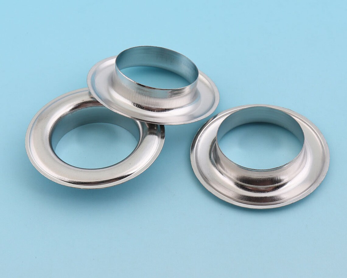 1 3/8 Large Eyelet Round Grommet Eyelets Silver Eyelet - Etsy