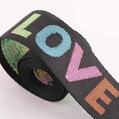 Colorful Webbing 25mm Stripe Webbing Fabric Belt Canvas - Etsy