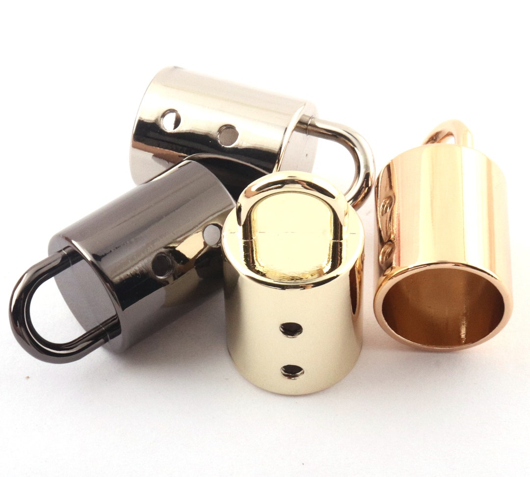 Large End Caps Barrier Rope Hook Fittings Gold Tassel Ends Rope End ...