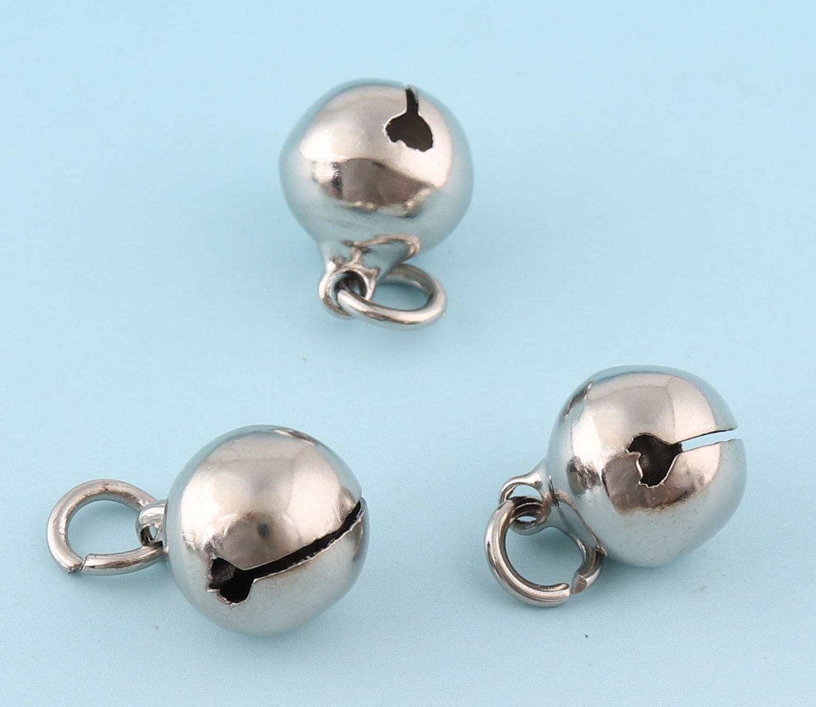 30pcs 13mm Silver Jingle Bells Blocks Christmas Bells Small - Etsy
