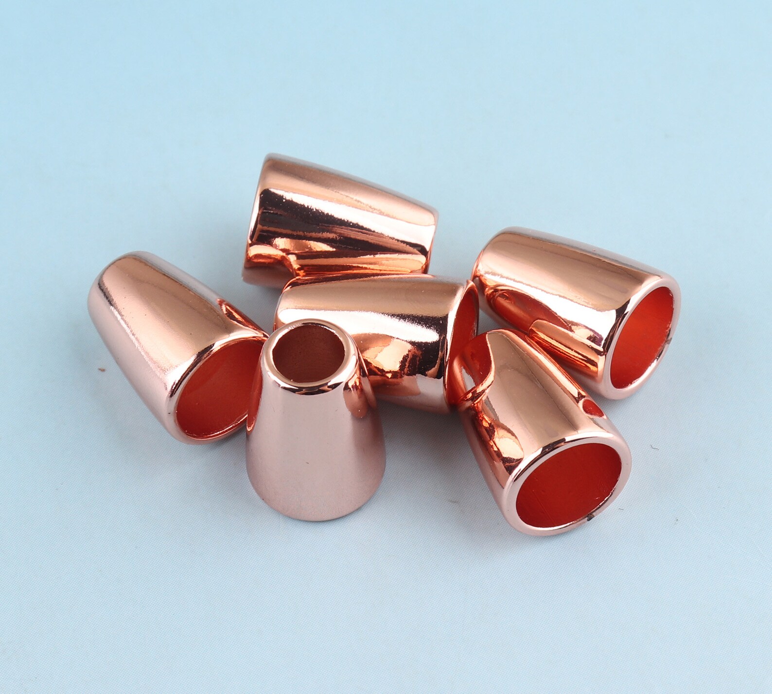 Rose Gold Toggle Cord 10 Pcs 5 Mm Metal Cord Lock Stopper Cord Toggle ...