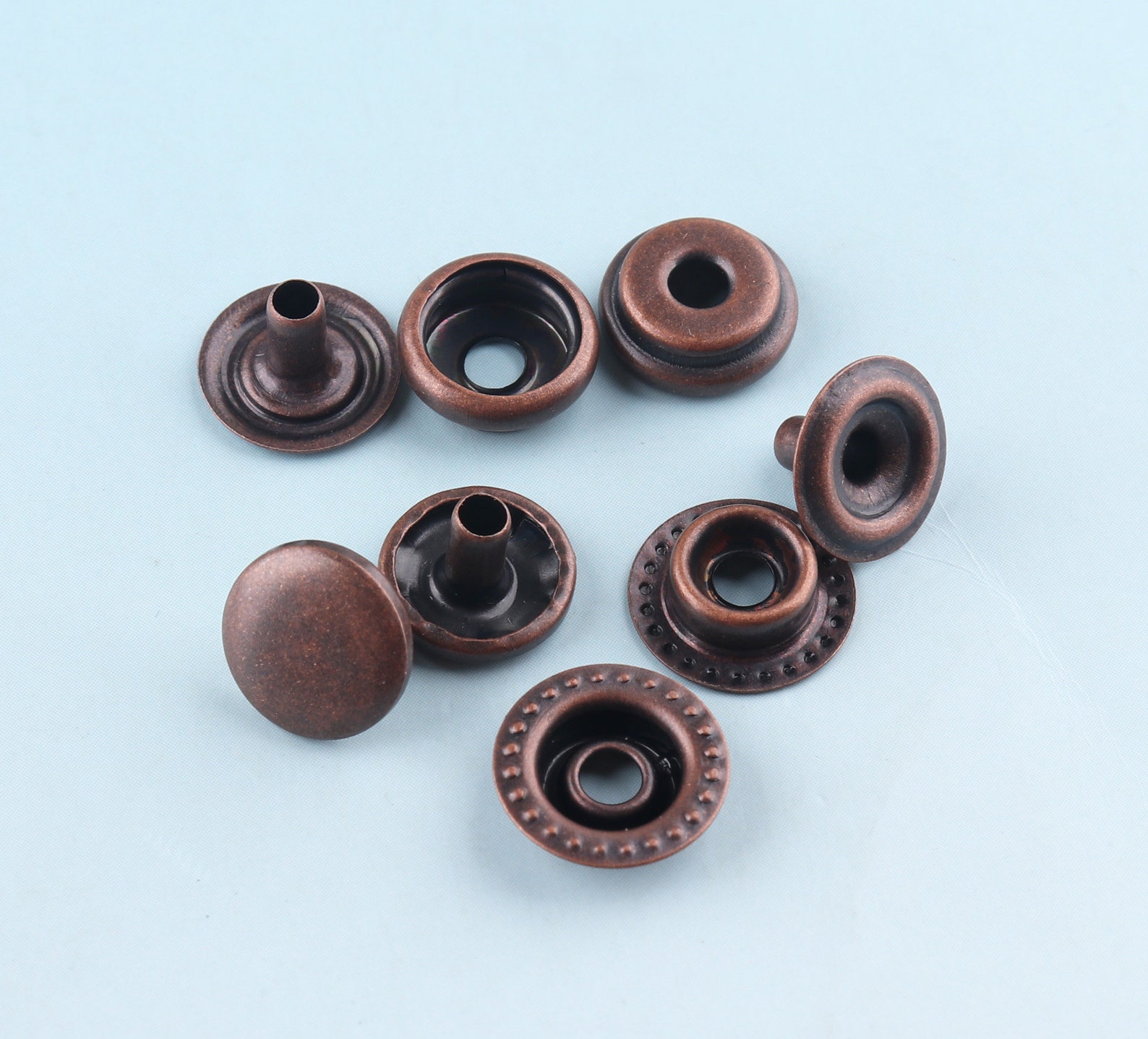 50sets 12mm snap Studs Copper Snap Buttons Spring Popper | Etsy