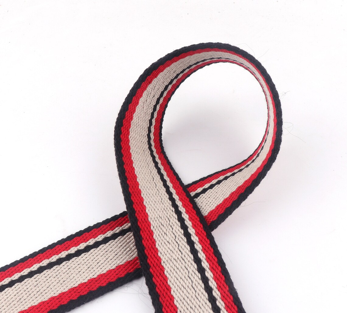 1.5inch Jacquard Webbing Belt Strap Rainbow Stripe Webbing Upholstery ...