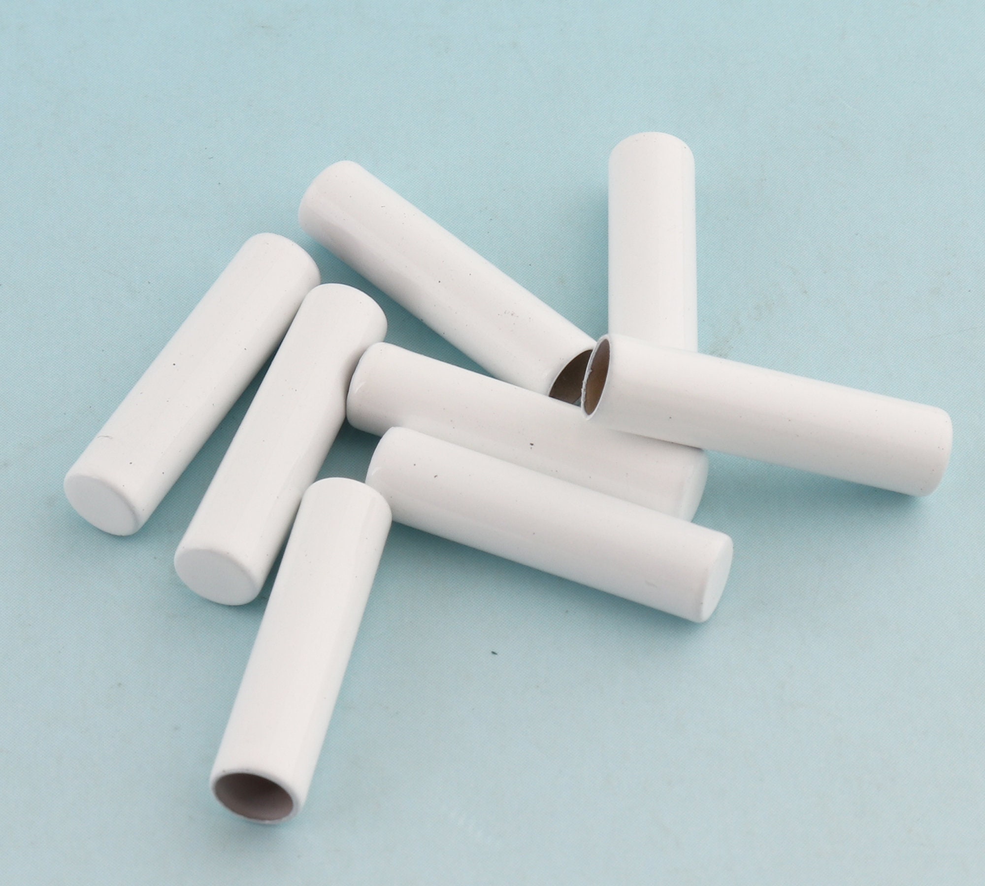 White Shoelace Tips 4-10pcs 4mm Metal Aglets Tube Clasps | Etsy