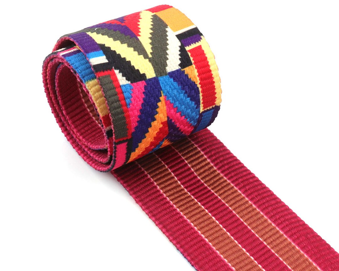 Colorful Webbing 2"(50) Mm Stripe Webbing Belt Purse Strap Webbing ...