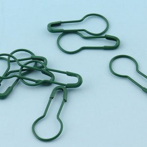 Mini Bulb Safety Pins 100pcs 21*9mm Green Safety Pins Gold Plated Pins ...