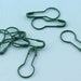 Mini Bulb Safety Pins 100pcs 219mm Green Safety Pins Gold - Etsy