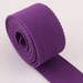 Purple Webbing Cotton Webbing 3/5yards*38mm Solid Color Webbing Fabric ...