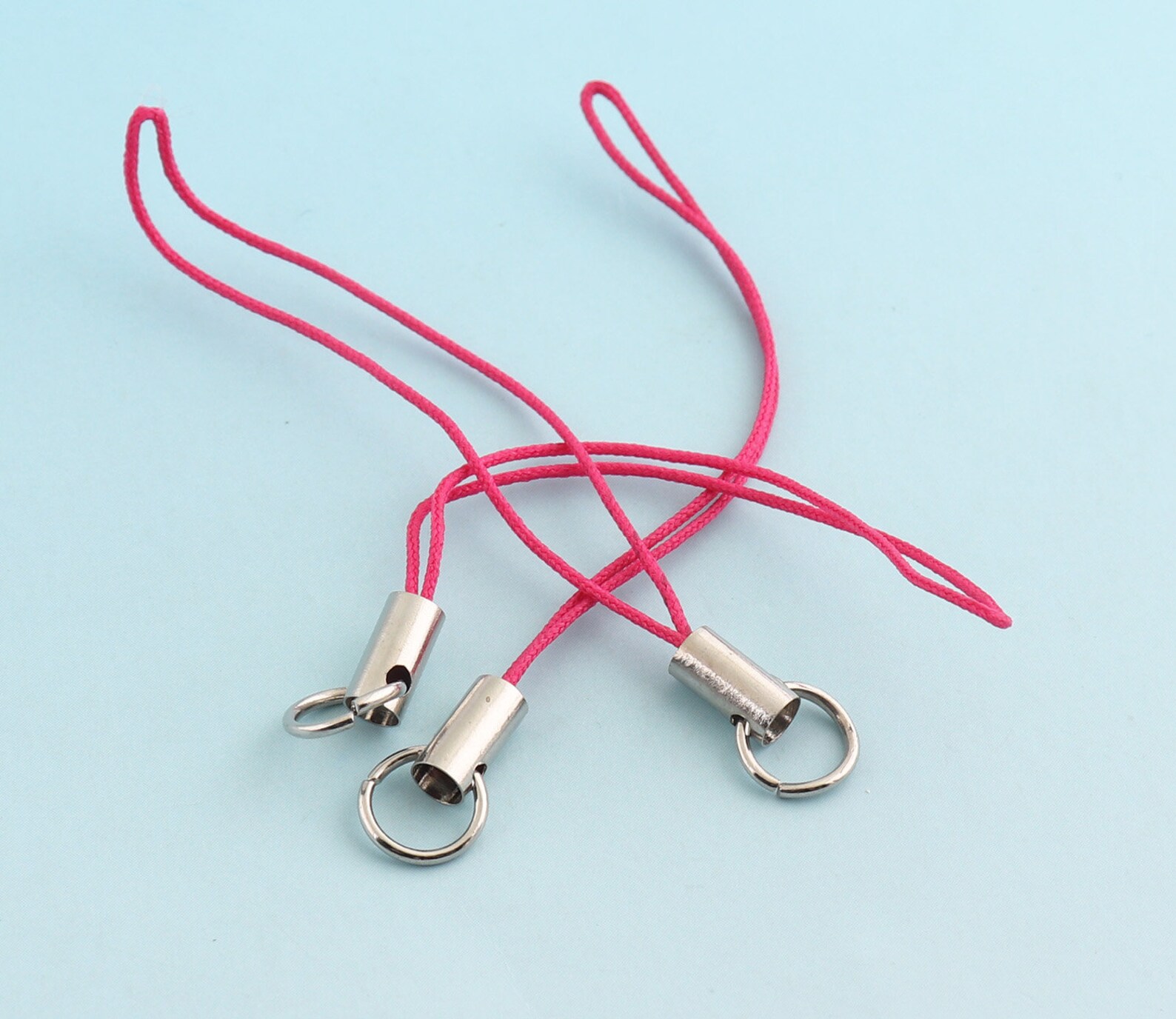 Hot Pink Cell Phone Strap 50pcs 70mm Cell Phone Accessory Cell - Etsy