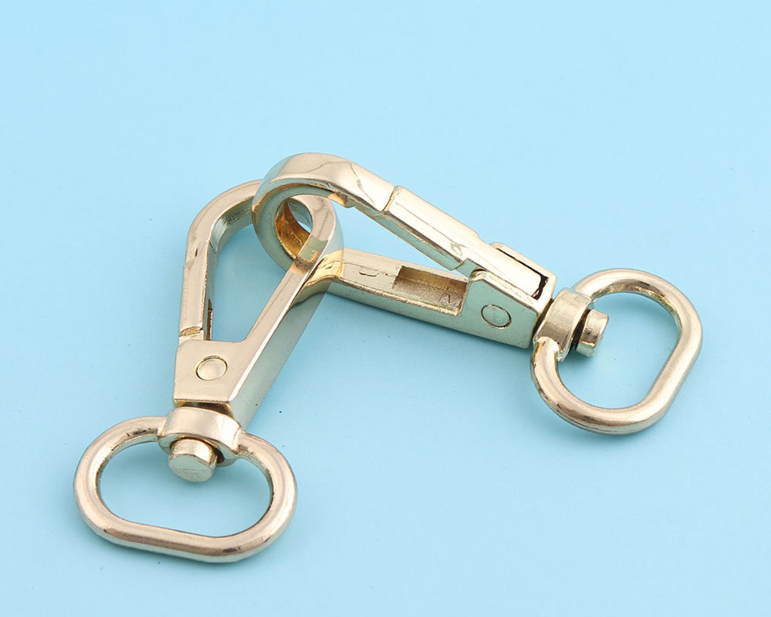 Gold Swivel Snap Hook 5020mm Metal Lobster Clasp Lanyard Hook - Etsy