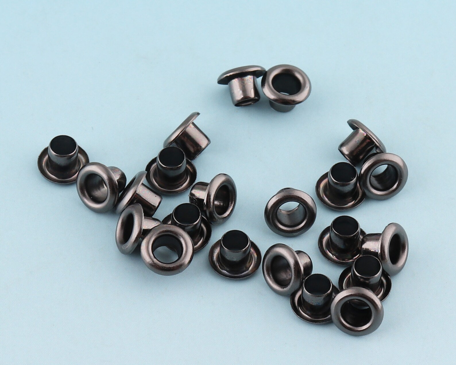 Grommet Eyelets 100pcs 6mm Mini Gunmetal Eyelets Round for | Etsy