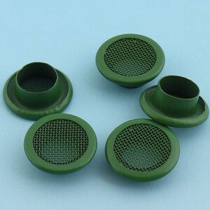 Green Eyelets Round Grommet Eyelets 50pcs 13mm Pierced Eyelet for ...