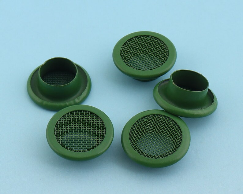 Green Eyelets Round Grommet Eyelets 50pcs 13mm Pierced Eyelet - Etsy