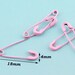 Pink Safety Pins 100-300pcs 184mm Mini Brooch Safety Pins - Etsy