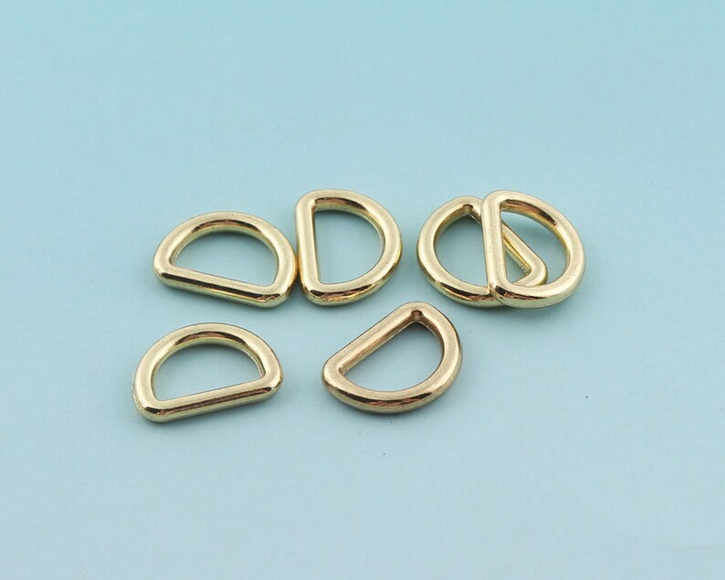 Gold D Ring Metal D Ring 9mm Mini D Buckle Belt Strap Buckle - Etsy