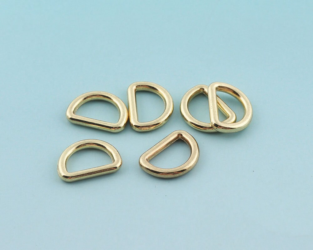 Gold D Ring Metal D Ring 9mm Mini D Buckle Belt Strap Buckle - Etsy