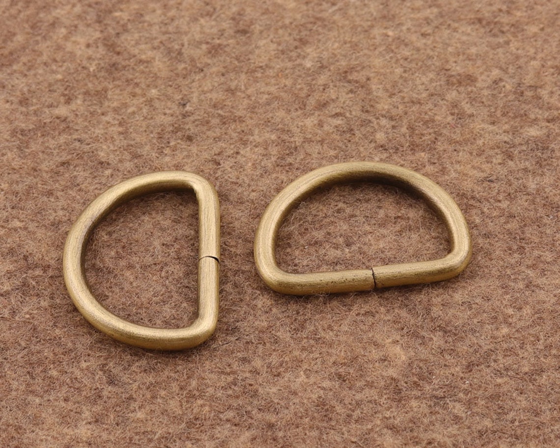 Bronze D Ring 10pcs 20mm Metal D Buckle Belt Strap Buckle | Etsy