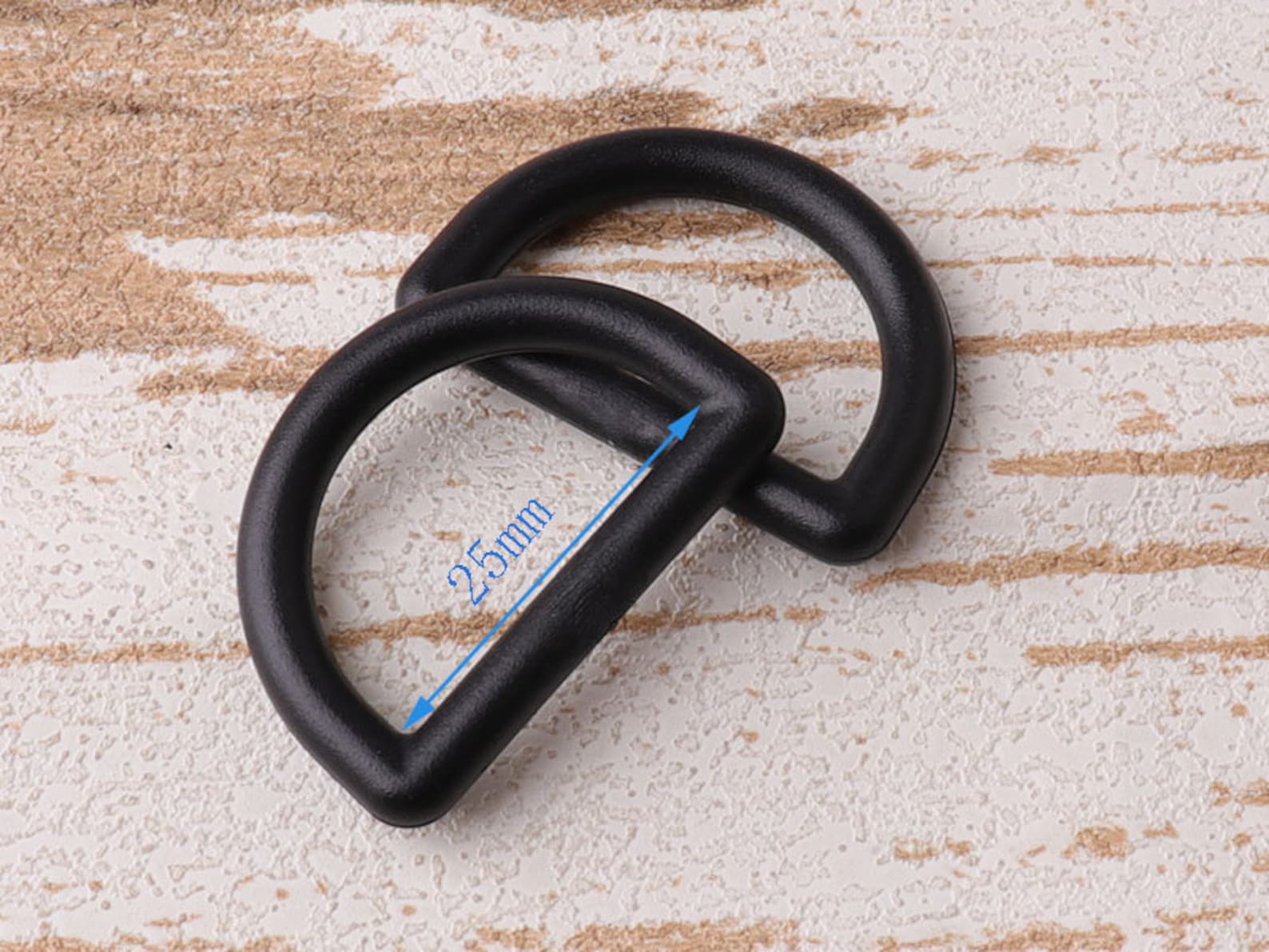 15pcs 1inch 25mm Black D Rings Plastic D Ring Purse Ring - Etsy UK