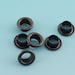 Black Eyelets 100pcs 10mm Round Grommet Eyelets for Sewing Bead Cores ...