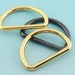 8pcs 31mm D Ring Metal D Buckle Belt Strap Buckle Webbing D Ring ...