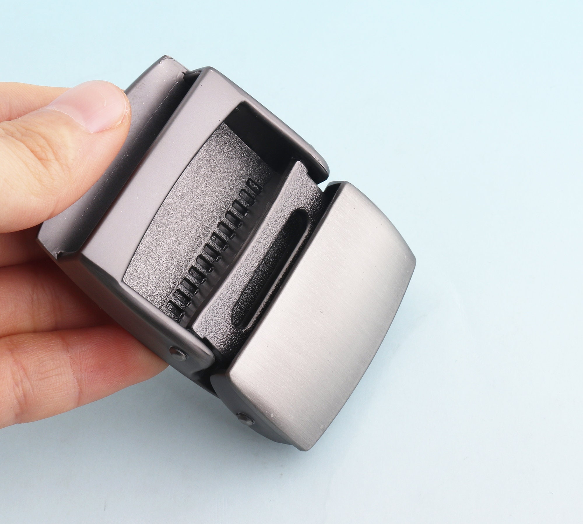 Webbing Belts buckles 38 mm Matte Gunmetal Belt Adjust buckles | Etsy