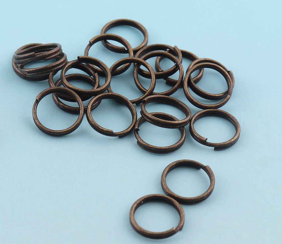 100pcs 20mm Metal Split Ring Mini Key Ring Bronze O ring Key | Etsy
