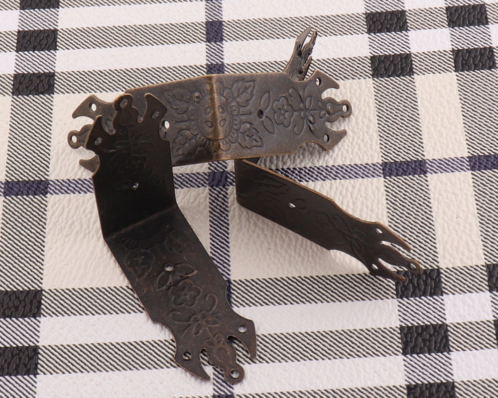 Vintage Bronze Corners 4pcs42mm Embossed Corner Decorative - Etsy