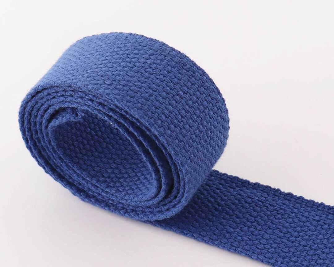 Royal Blue Stripe Webbing 1inch Webbing Fabric Handbag Strap Canvas ...
