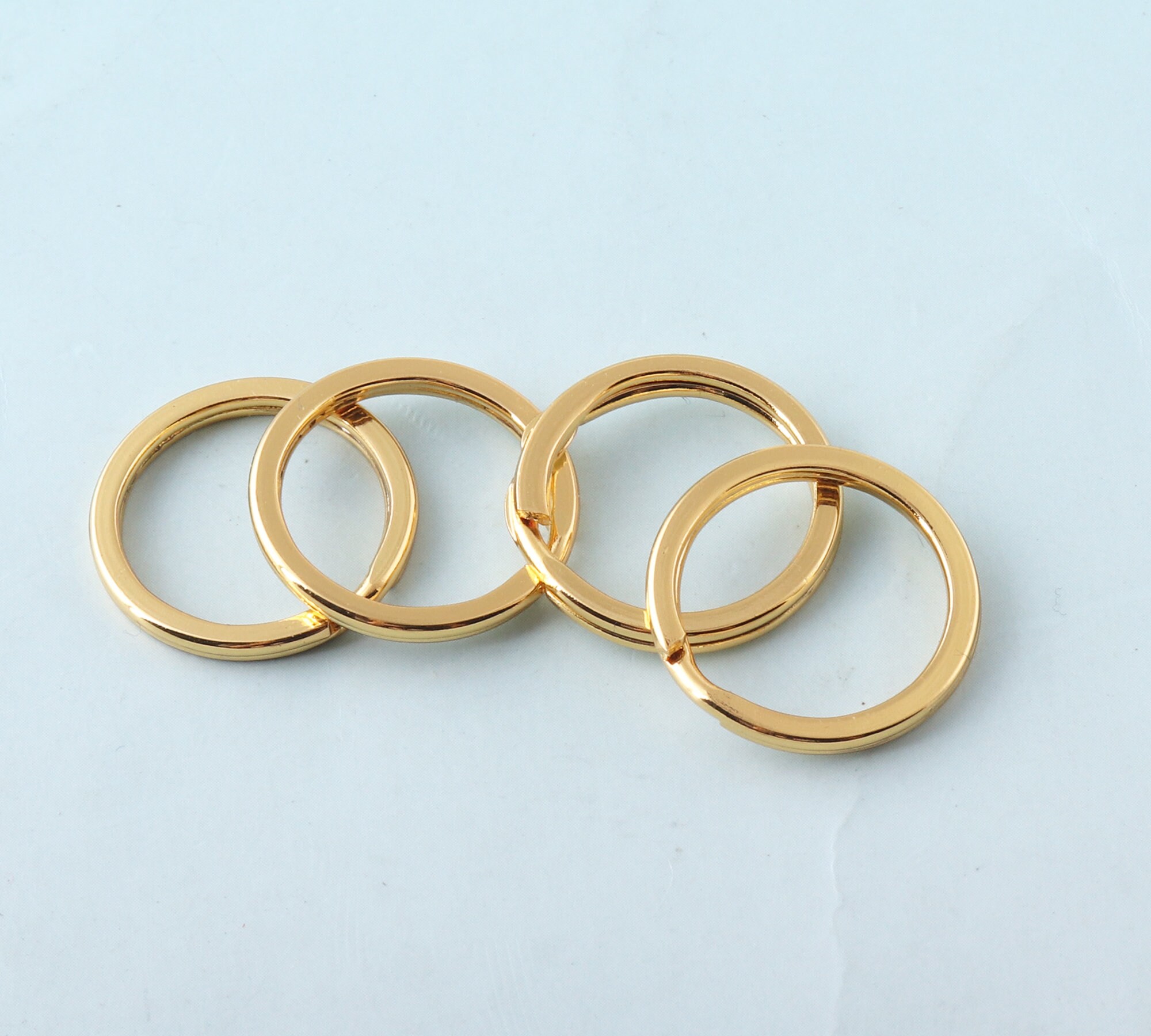 20mm Mini Split Rings Flat Keyrings Black Key Ring O Rings - Etsy