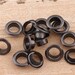 Black Eyelets 100pcs 1/2" Round Grommet Eyelets Metal Eyelet With ...
