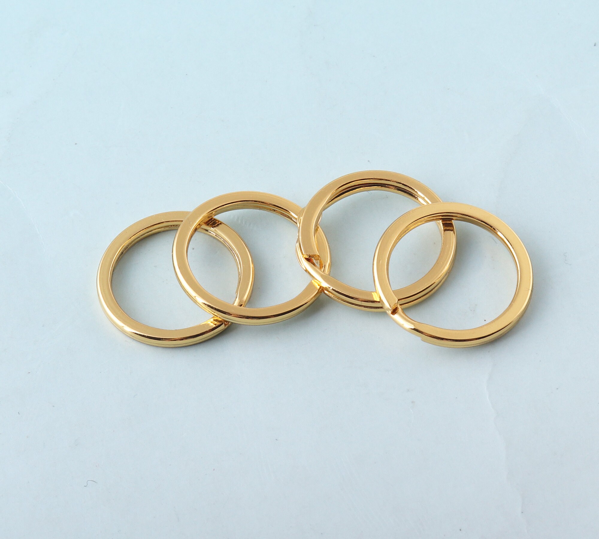 20mm Mini Split Rings Flat Keyrings Black Key Ring O Rings - Etsy
