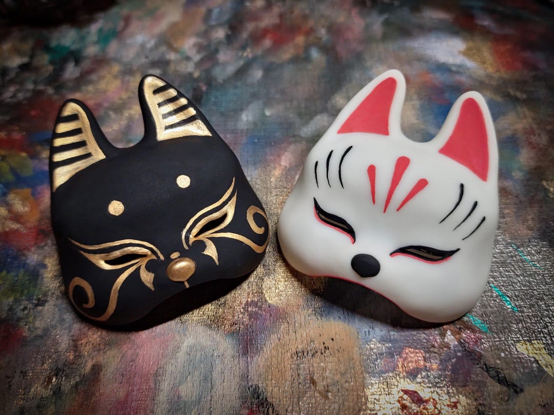 Labubu Mask, Japanese Fox Mask, Egypt Anubis Mask, Japaese Mask ...