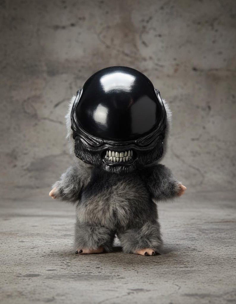 Alien Xenomorph Head Mask , Monster Mask, Original Design & Handpaint ...