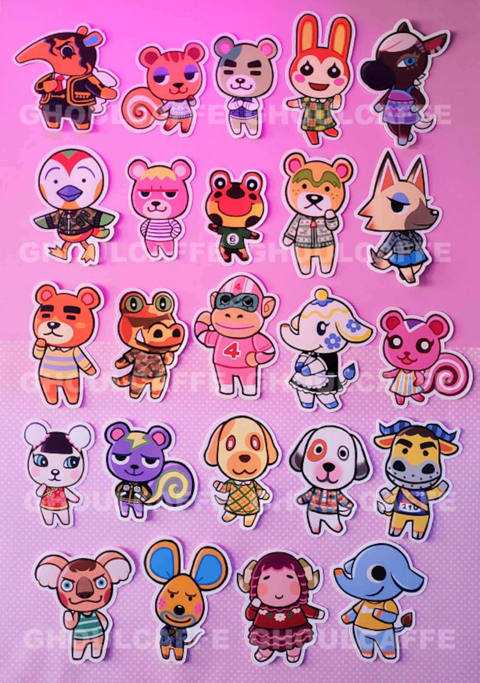 ACNH Villagers 121 Different Villagers - Etsy
