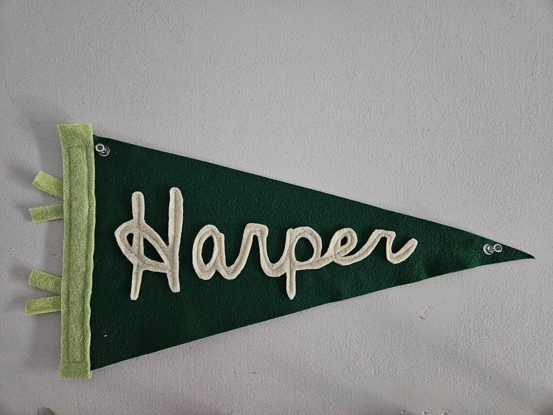 Personalized Name Banner, Colourful Name Flag, Girls Room Decor, Boys ...