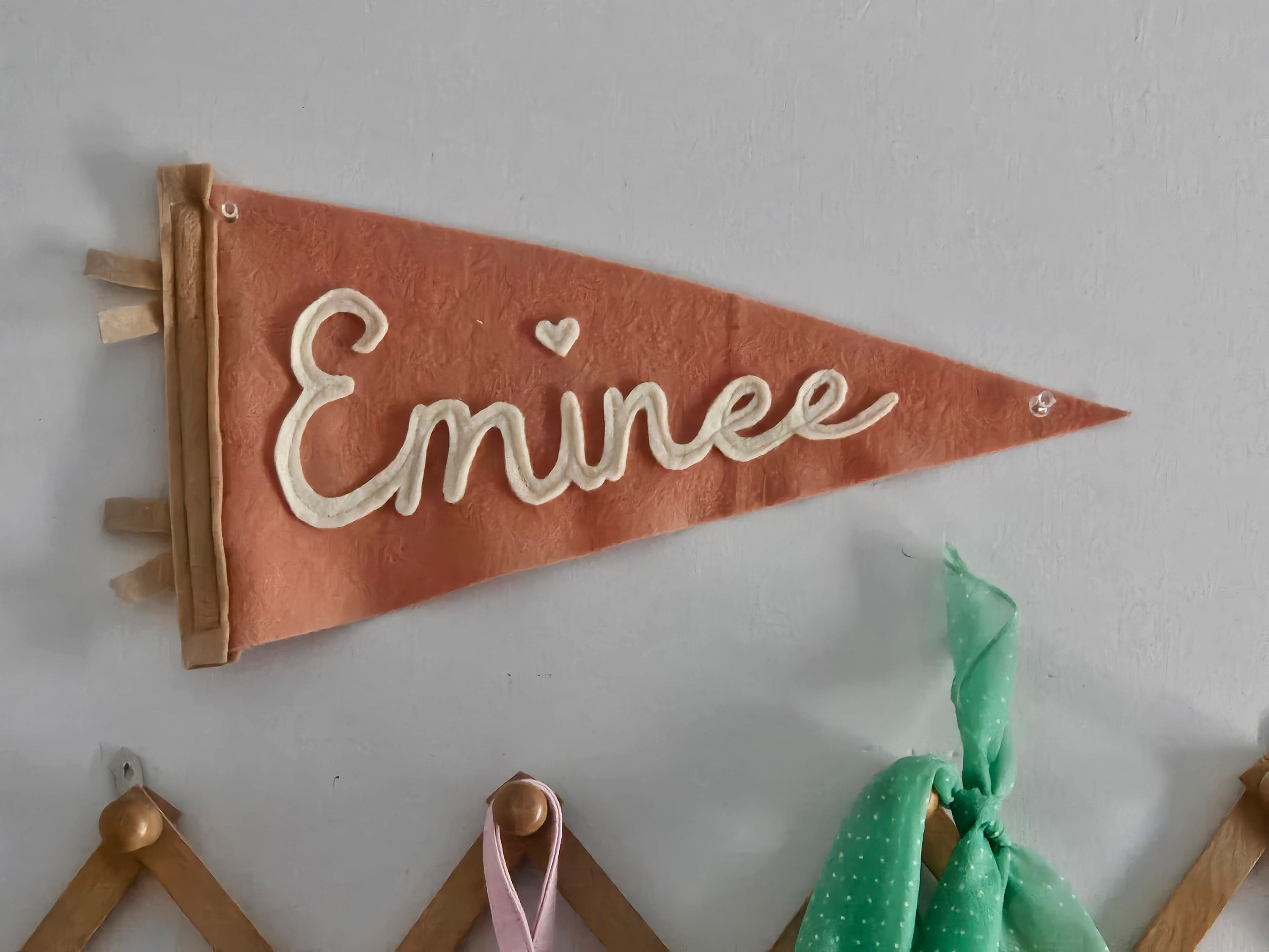 Personalized Name Banner, Colourful Name Flag, Girls Room Decor, Boys ...