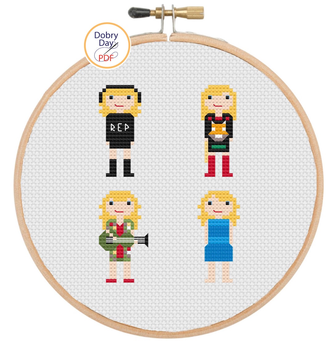 Taylor Swift Reputation Cross Stitch Pattern, PDF Cross Stitch Pattern ...