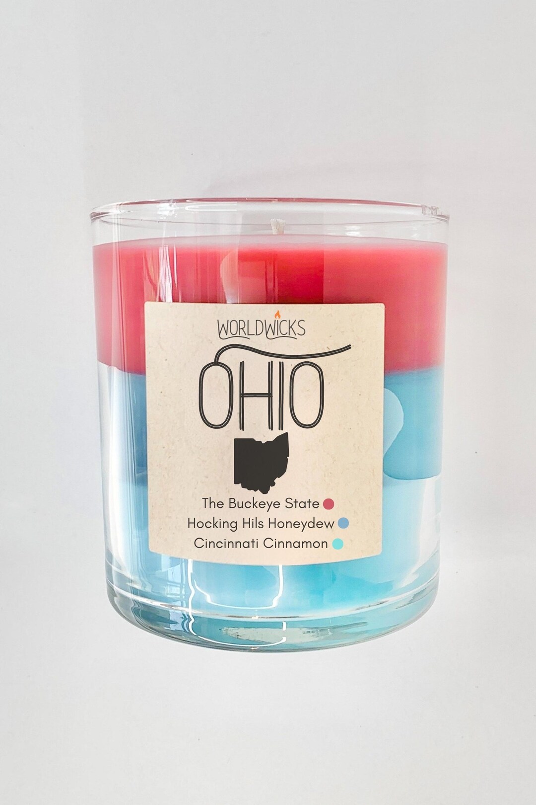 Ohio Triple Scented State Candle, Housewarming, Moving Gift ...