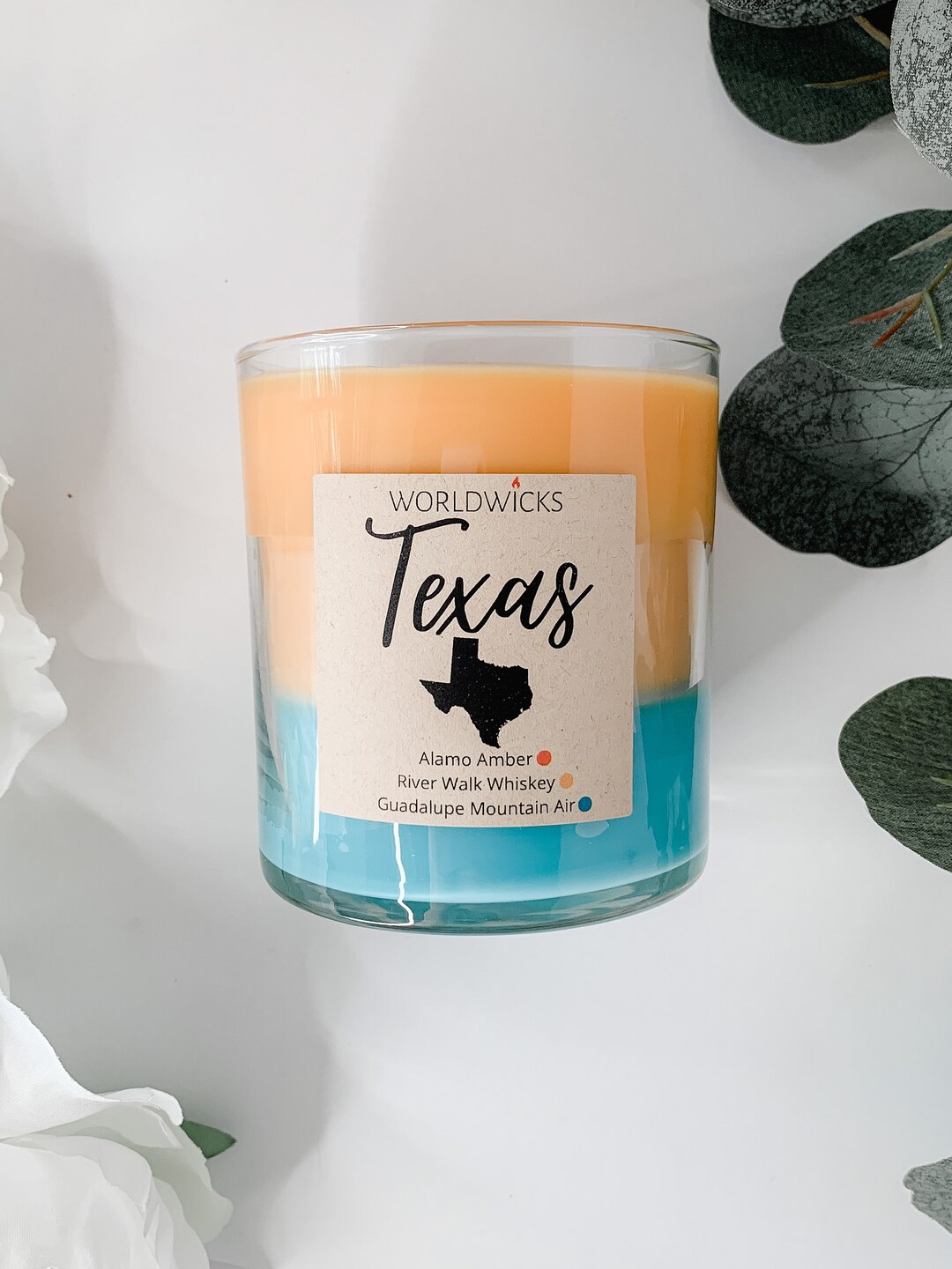 Texas Triple Scented State Candle, Housewarming, Moving Gift ...