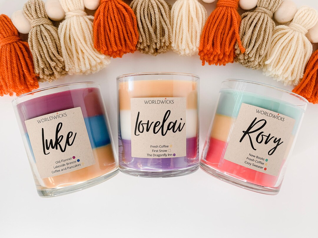 Gilmore Girls Inspired Candles Lorelai, Rory, Luke, Emily, Richard ...