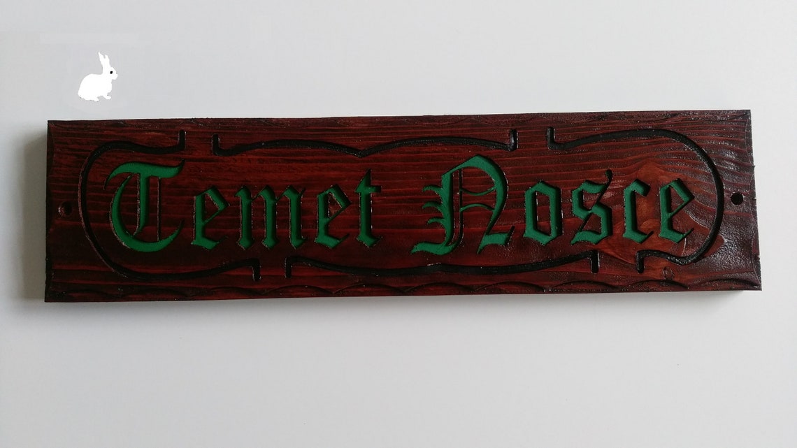 Temet Nosce Plaque Sign From the Matrix Reproduction Know - Etsy
