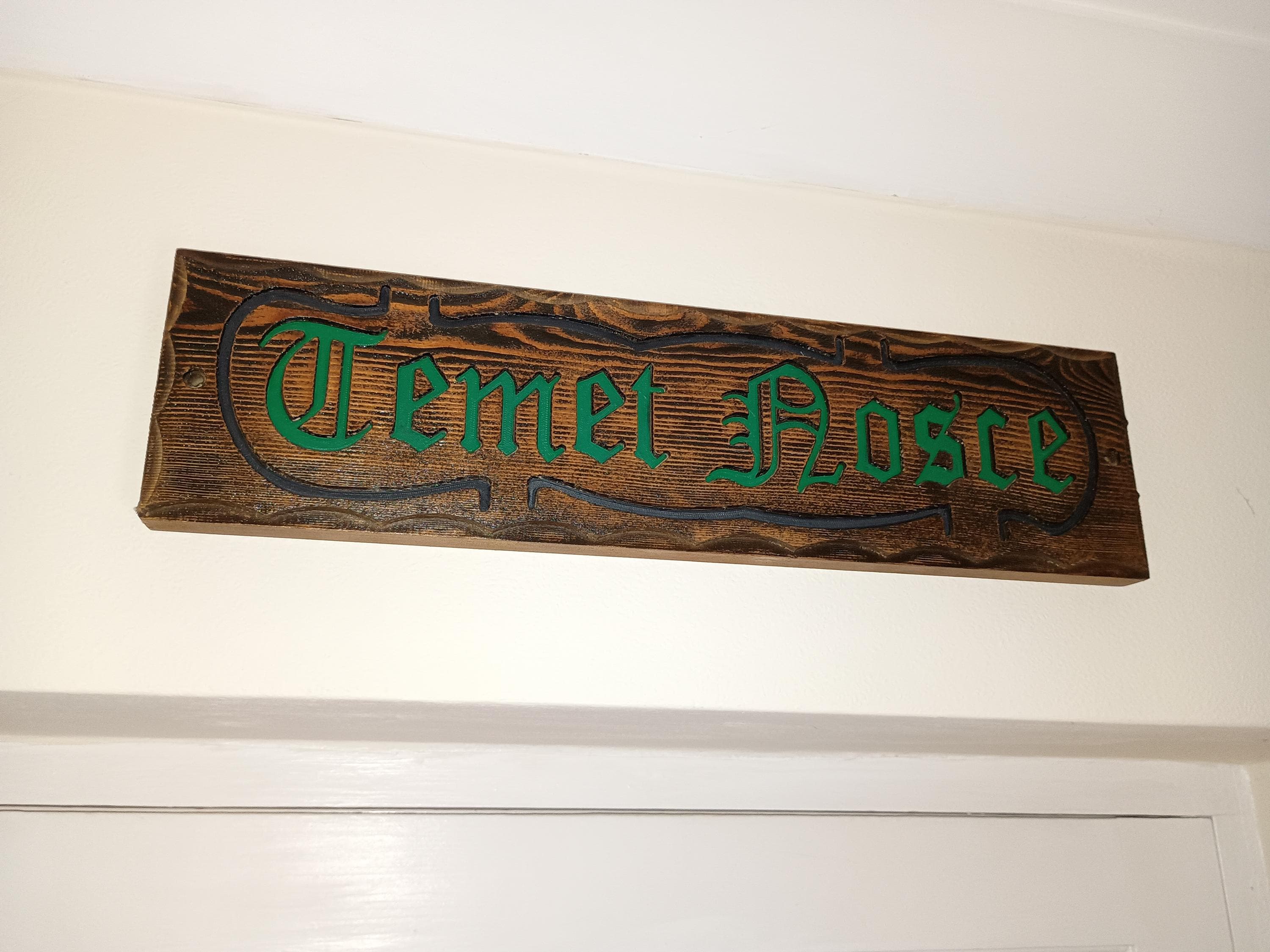 Temet Nosce Plaque Sign From the Matrix Reproduction - Know Thyself - Etsy