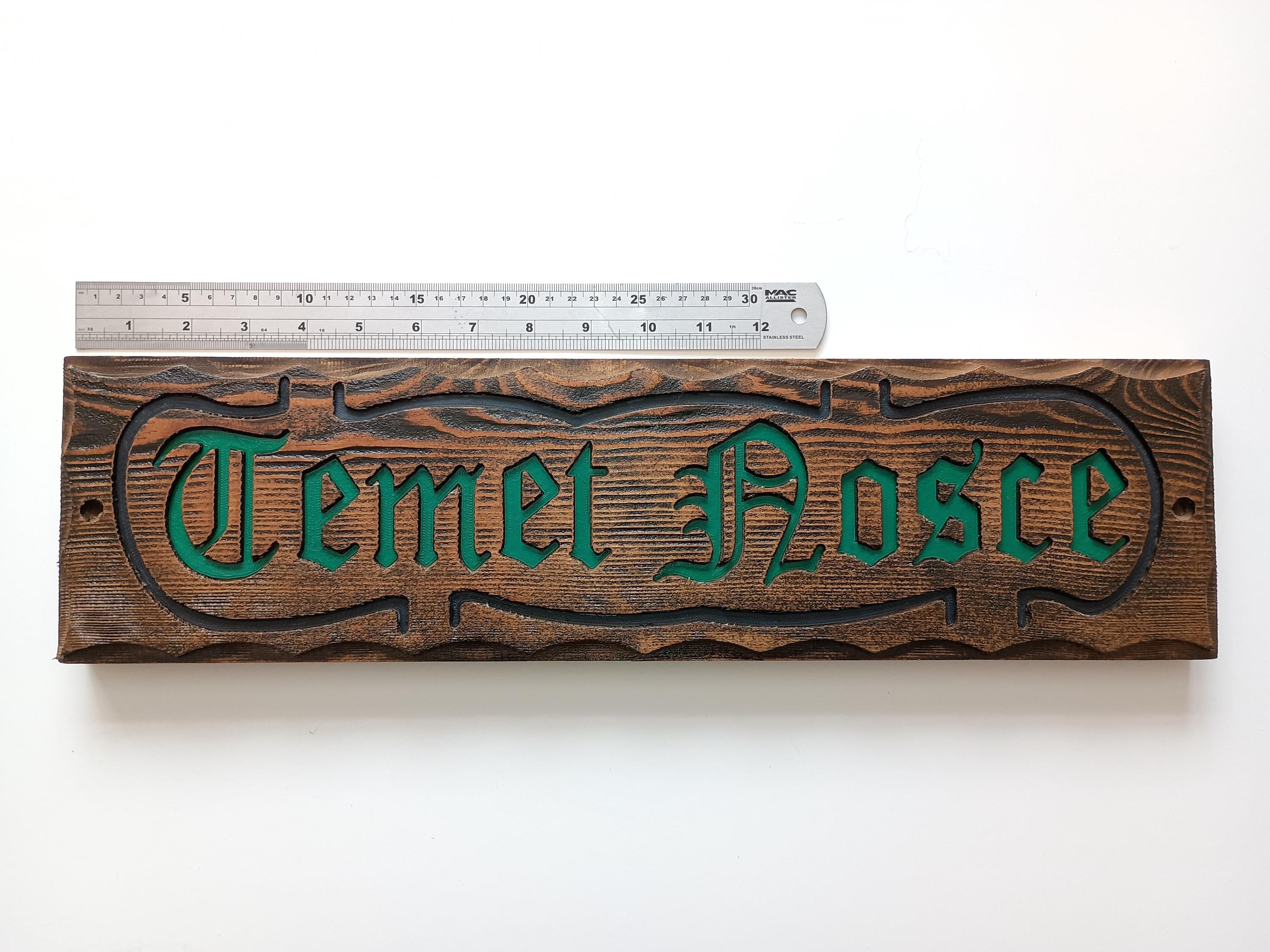 Temet Nosce Plaque Sign From the Matrix Reproduction - Know Thyself - Etsy