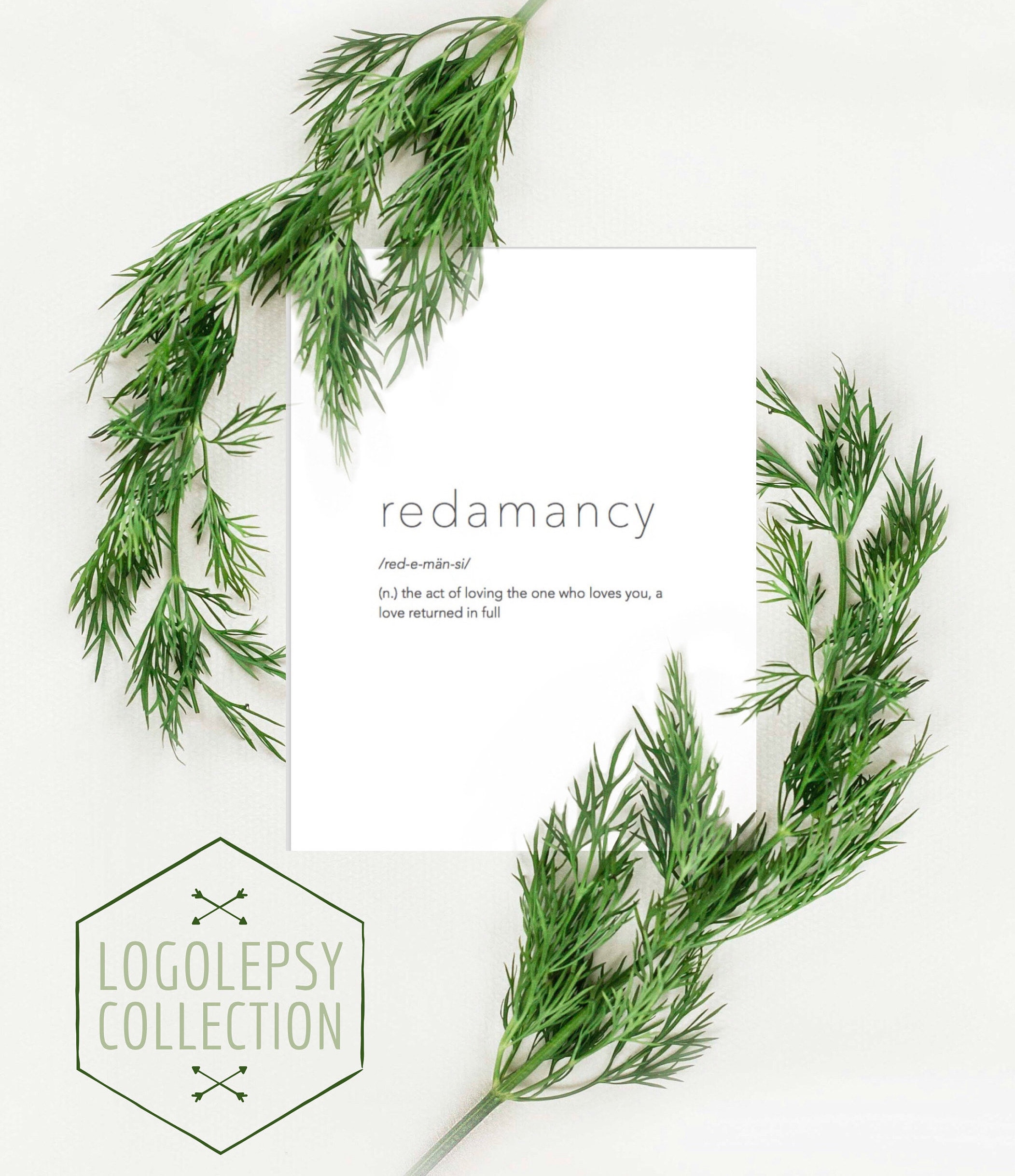 Redamancy Word Definition PRINTABLE Art, Logolepsy Collection: Requited ...