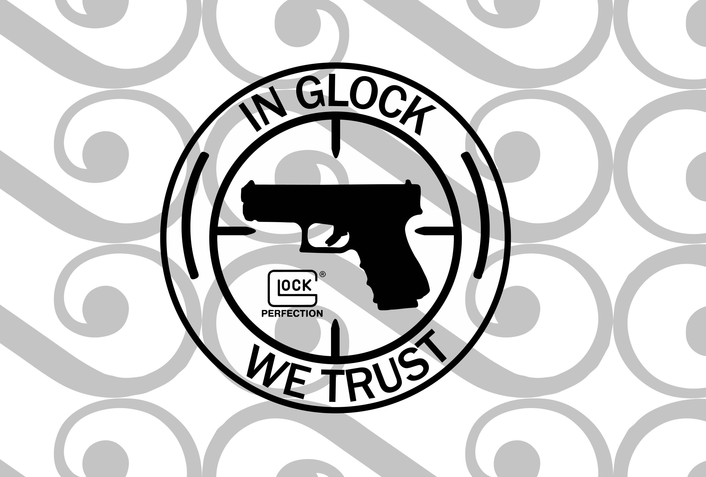 In Glock We Trust PNG - Etsy