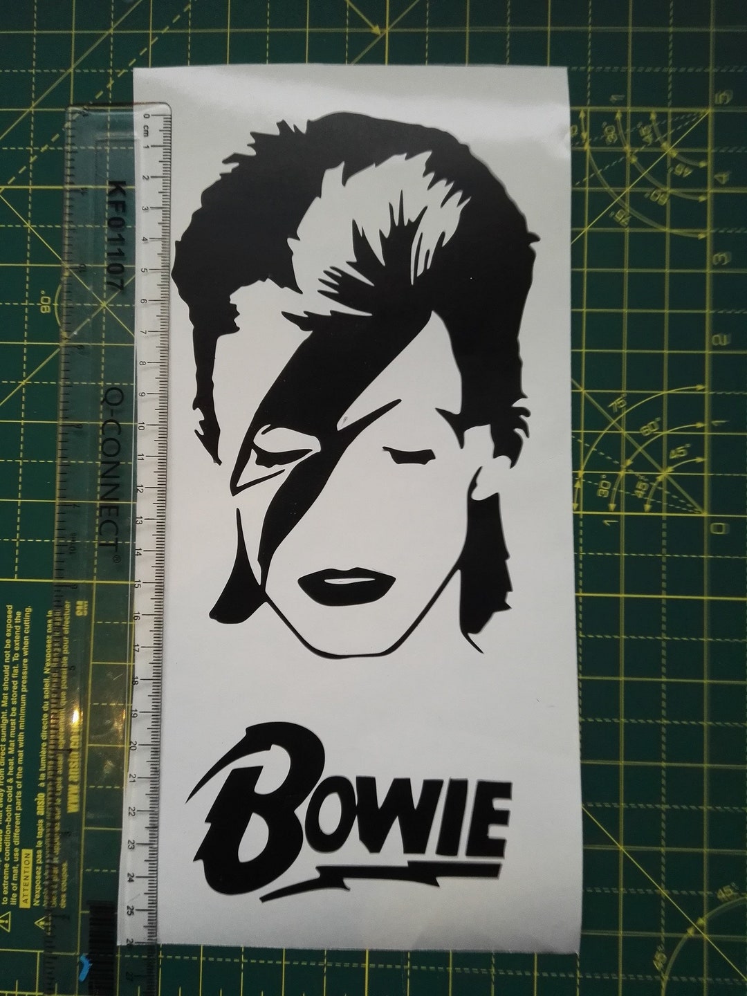 David Bowie Sticker Vinyl Decal Ziggy Stardust - Etsy