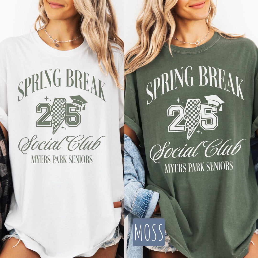 Custom Spring Break Senior Gift 2025 Luxury Social Club, Senior Family ...