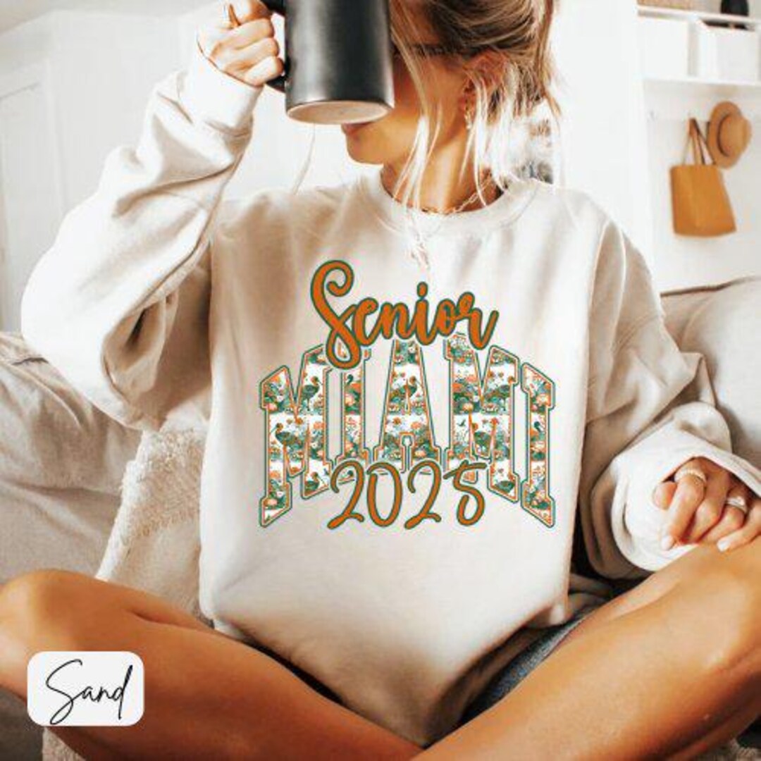 Miami Senior Christmas Gift, 2025 T-shirt, Miami College Grad, Gift for ...